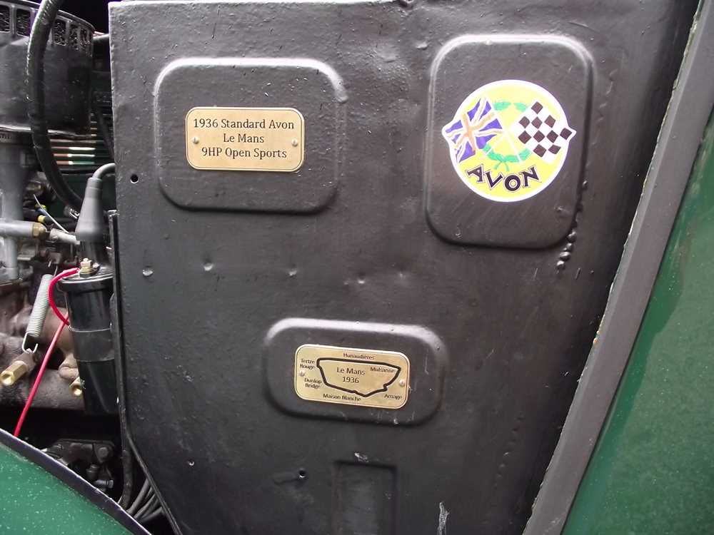 Lot 20 - 1936 Standard Avon 'Le Mans' Special Tourer