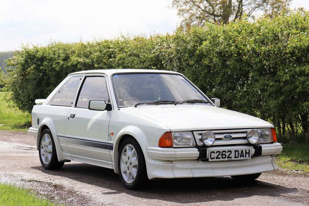 Lot 52 1986 Ford Escort Rs Turbo