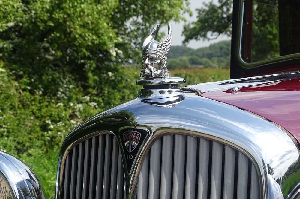 Lot 27 - 1936 Rover 10hp Six Light Saloon