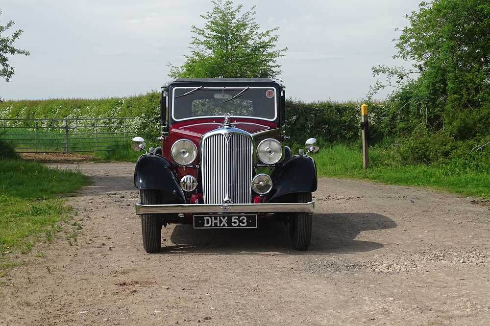 Lot 27 - 1936 Rover 10hp Six Light Saloon