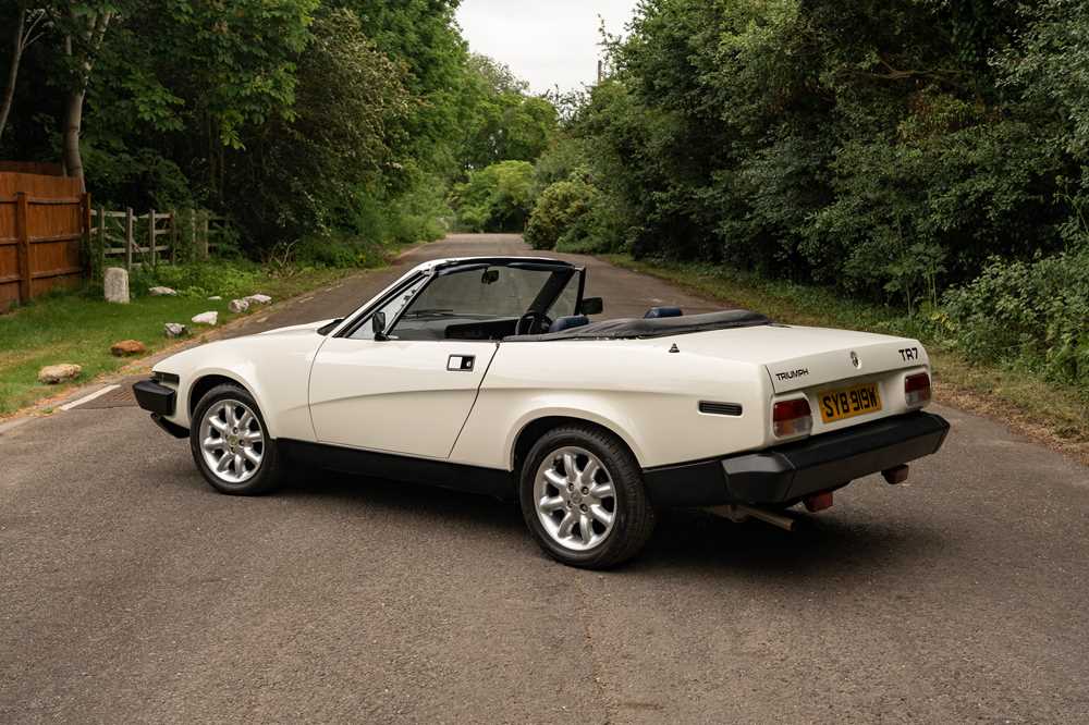 Lot 19 - 1980 Triumph TR7 Convertible