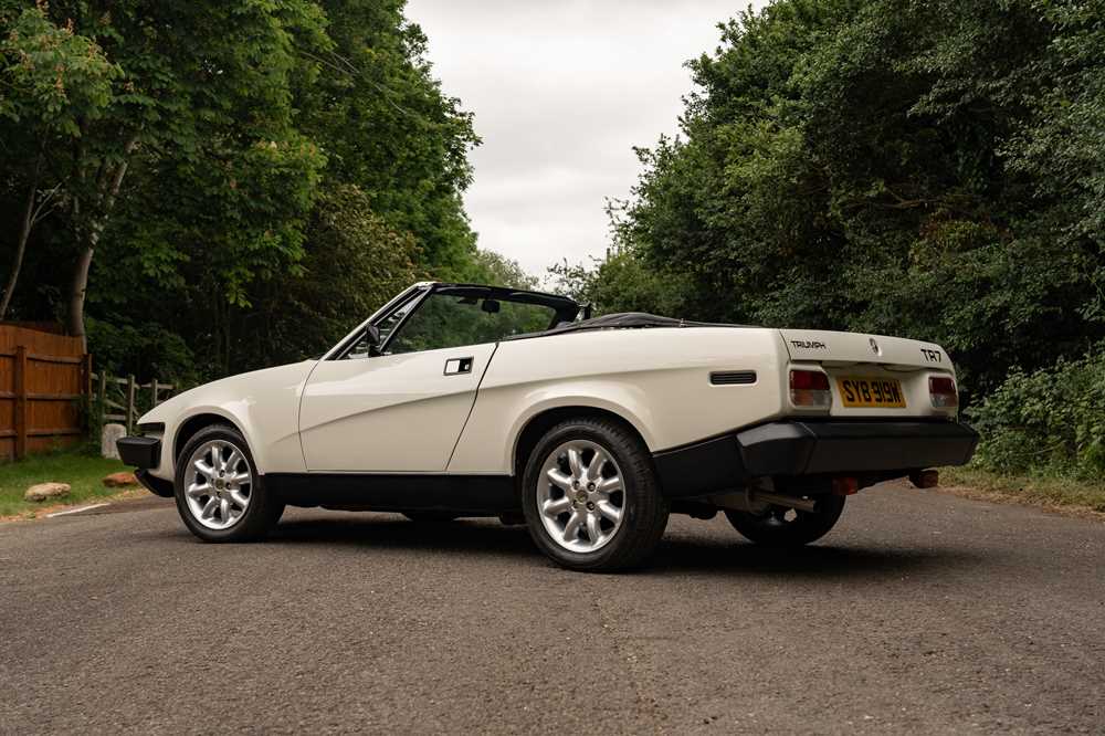 Lot 19 - 1980 Triumph TR7 Convertible