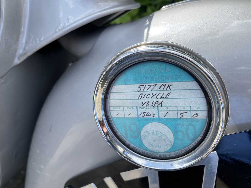 Lot 37 - 1960 Vespa (Douglas) GS VS5