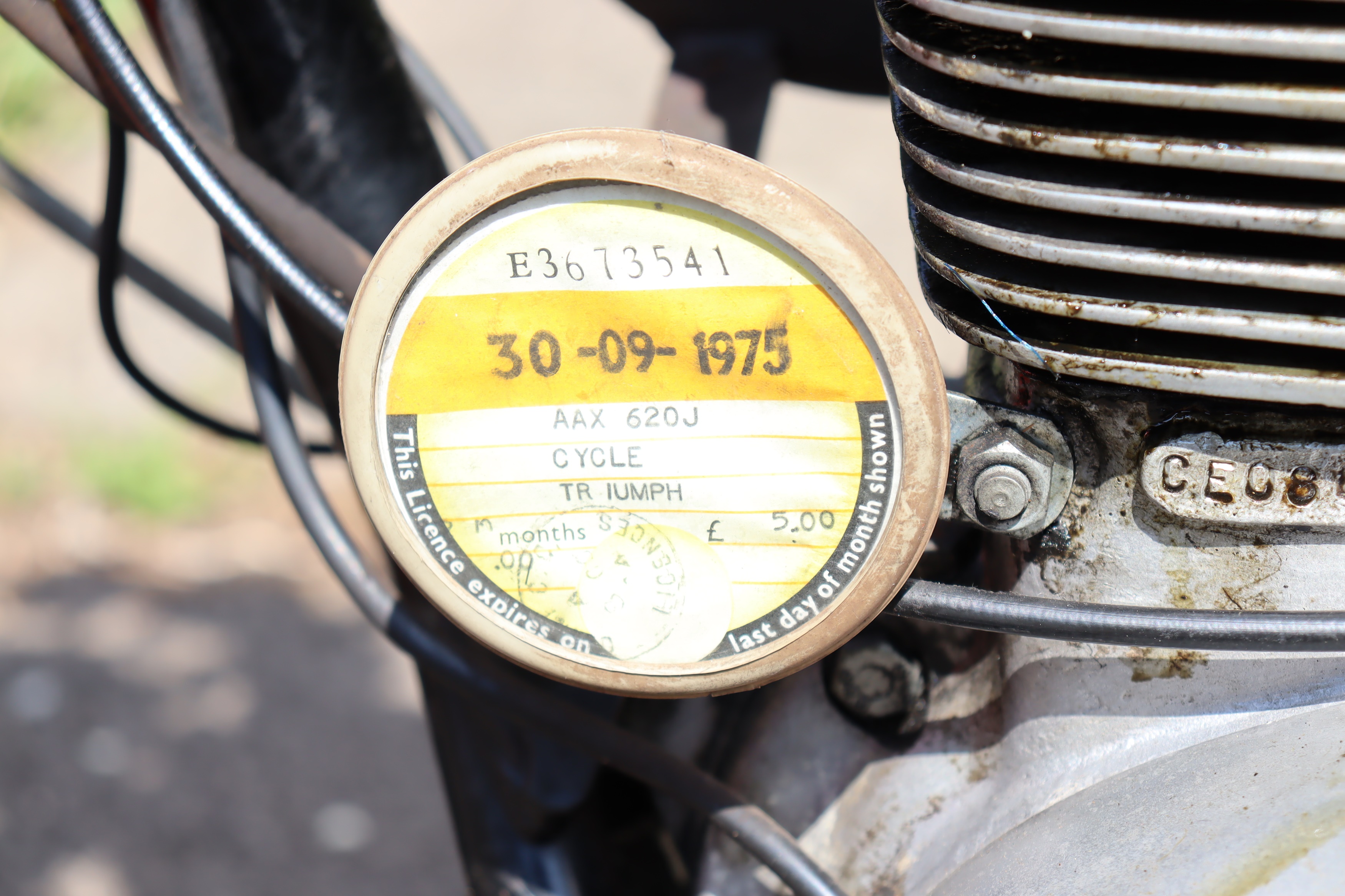 Lot 209 - 1971 Triumph Blazer T25SS