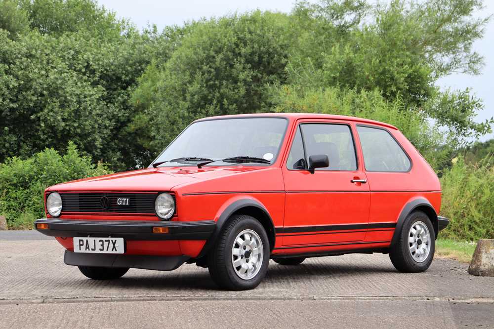 Lot 121 - 1981 Volkswagen Golf GTi
