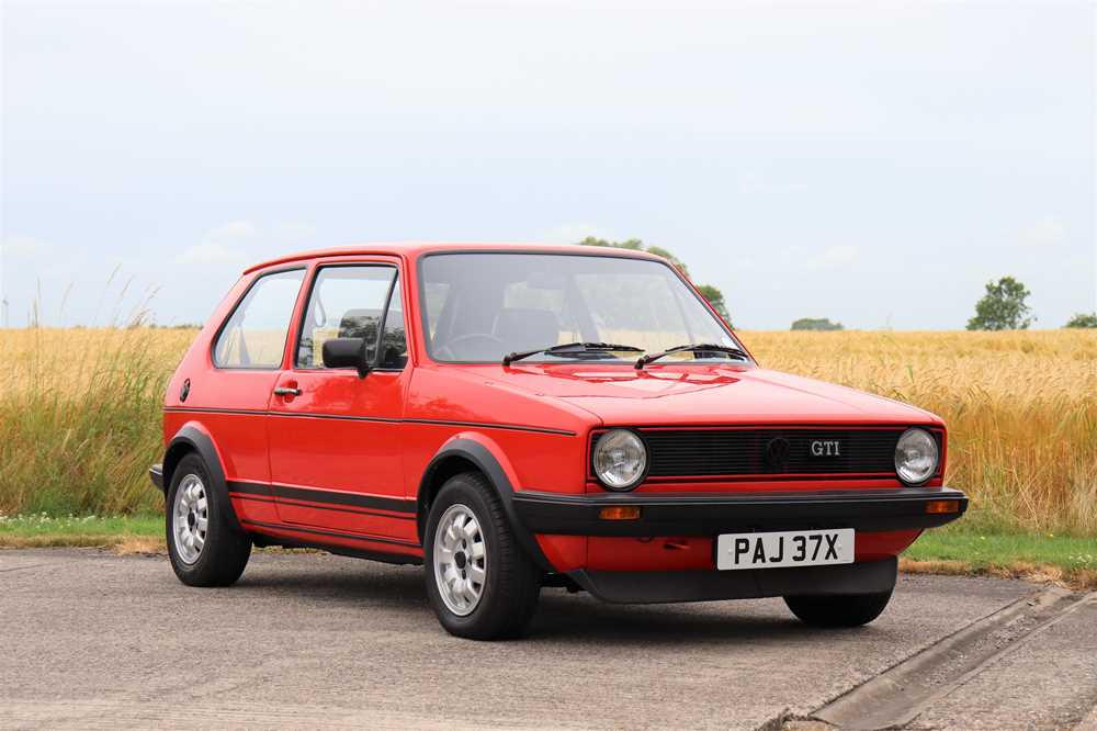 Lot 121 - 1981 Volkswagen Golf GTi