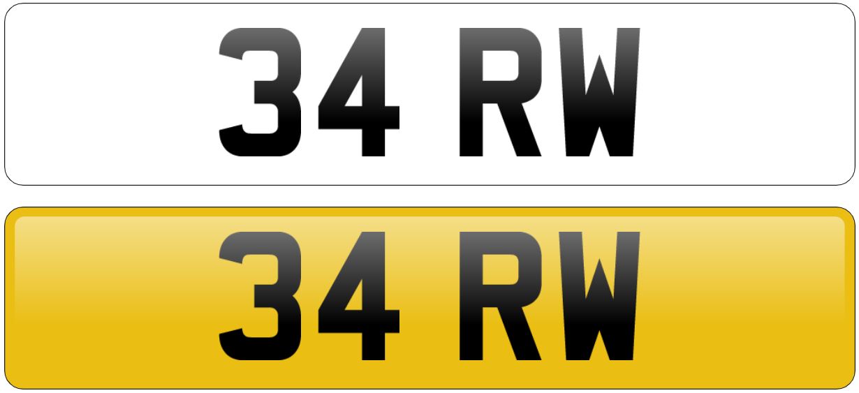 Lot 202 - Registration Number ‘34 RW’