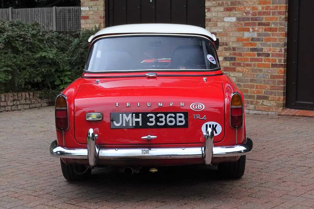 Lot 378 - 1964 Triumph TR4 Rally Car