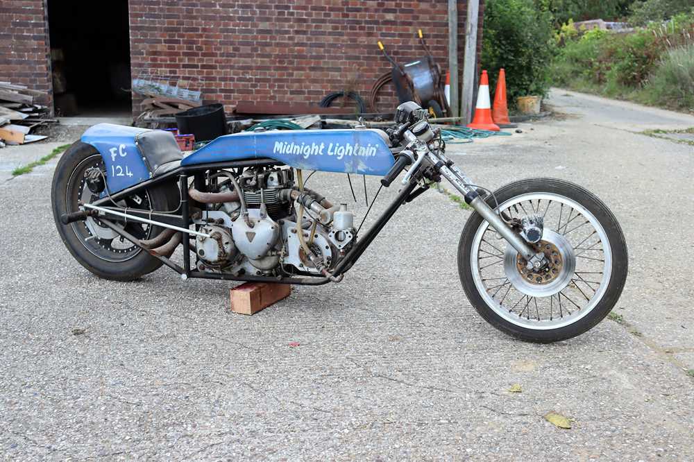 Lot 358 - 1970s Triumph Drag Bike