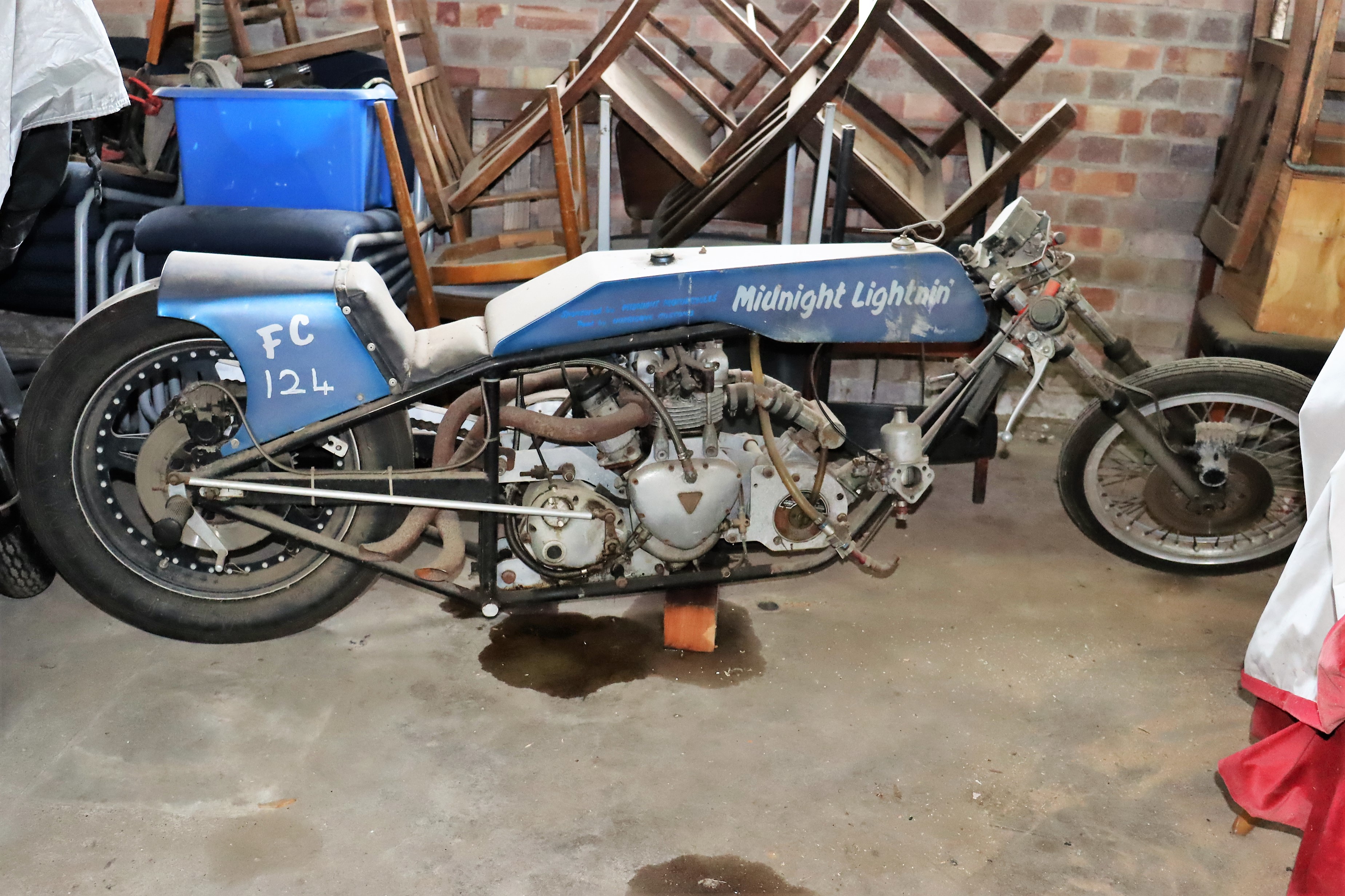 Lot 358 - 1970s Triumph Drag Bike