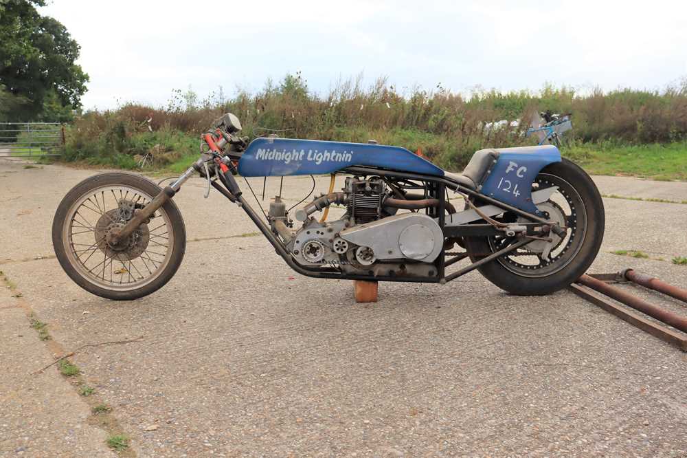 Lot 358 - 1970s Triumph Drag Bike