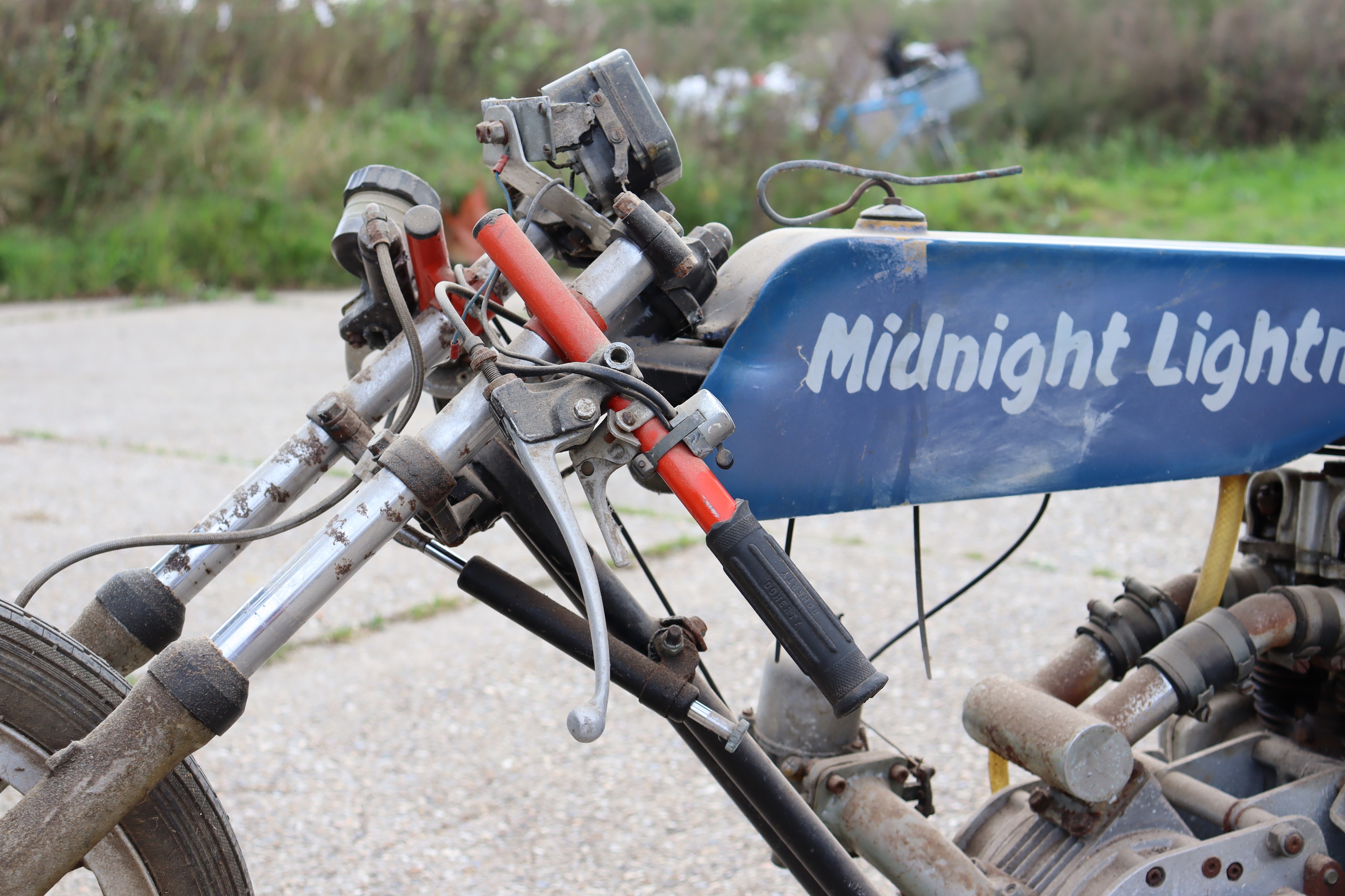 Lot 358 - 1970s Triumph Drag Bike