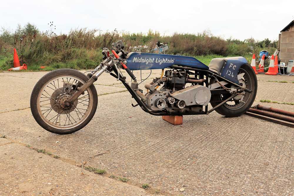 Lot 358 - 1970s Triumph Drag Bike