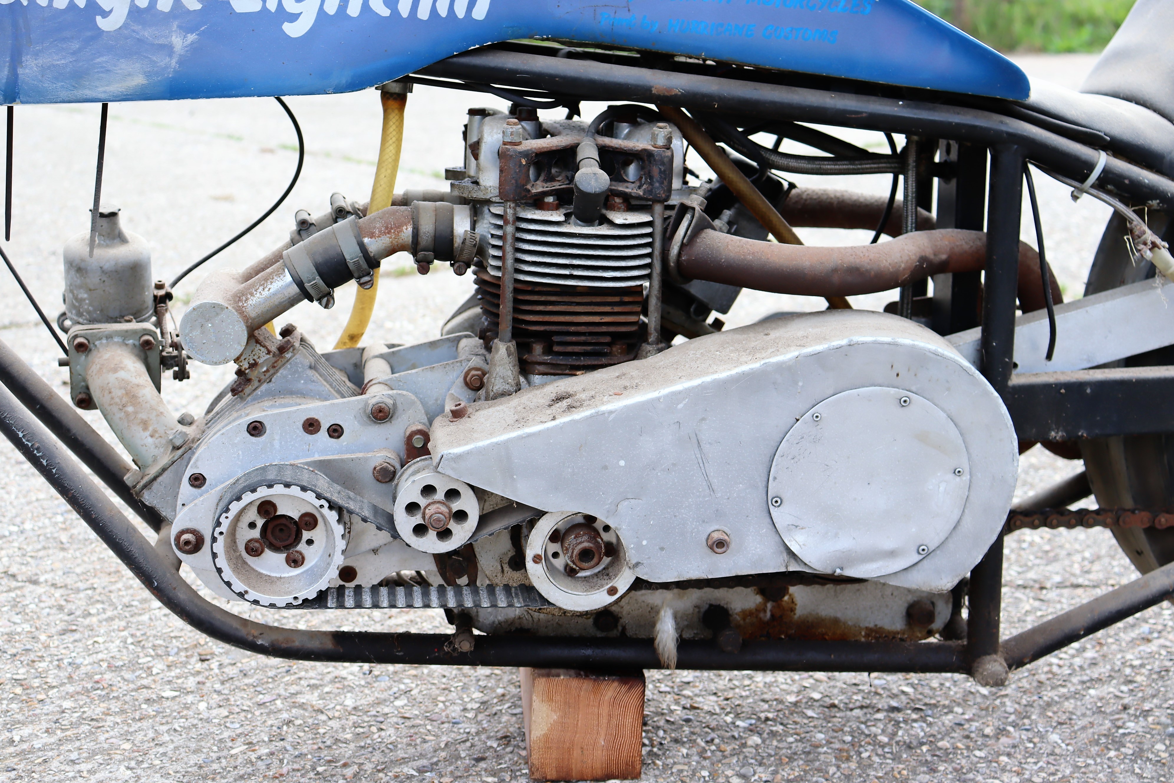 Lot 358 - 1970s Triumph Drag Bike