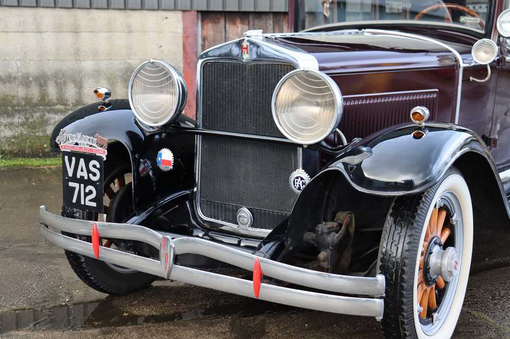 Lot 49 - 1929 Hupmobile Model A Saloon
