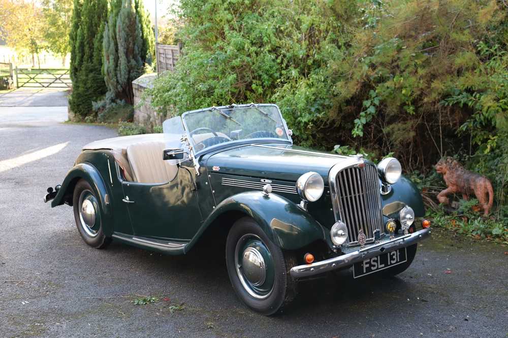 Lot 1 - 1952 Singer 4AB Roadster
