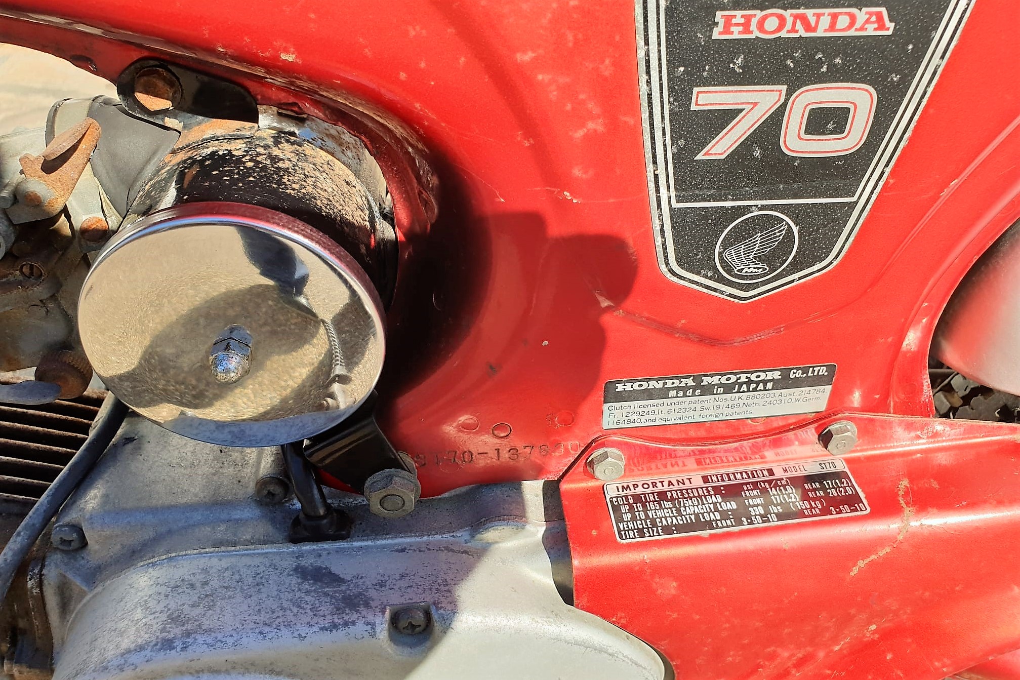 Lot 110 - 1971 Honda ST70