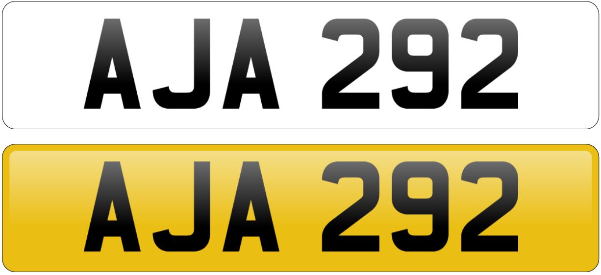 Lot 109 - Registration Number ‘AJA 292’
