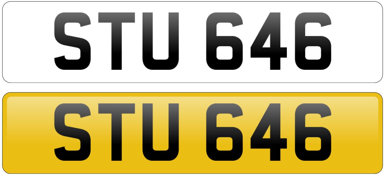 Lot 107 - Registration Number ‘STU 646’