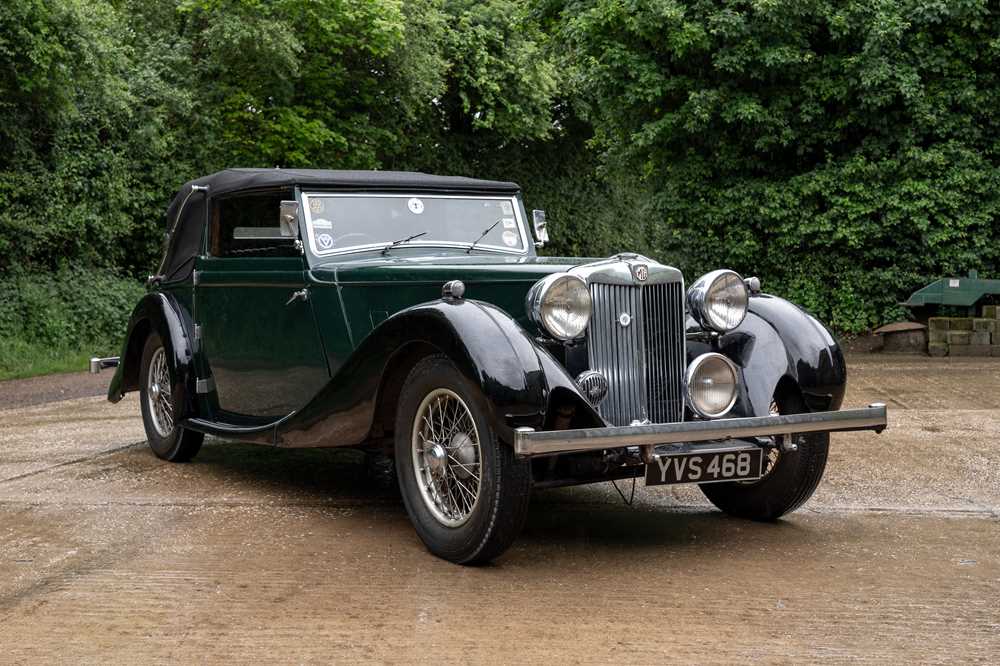 Lot 50 - 1937 MG SA Tickford Drophead Coupe
