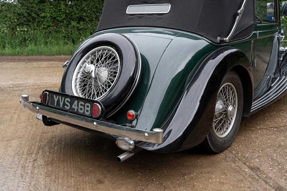 Lot 50 - 1937 MG SA Tickford Drophead Coupe