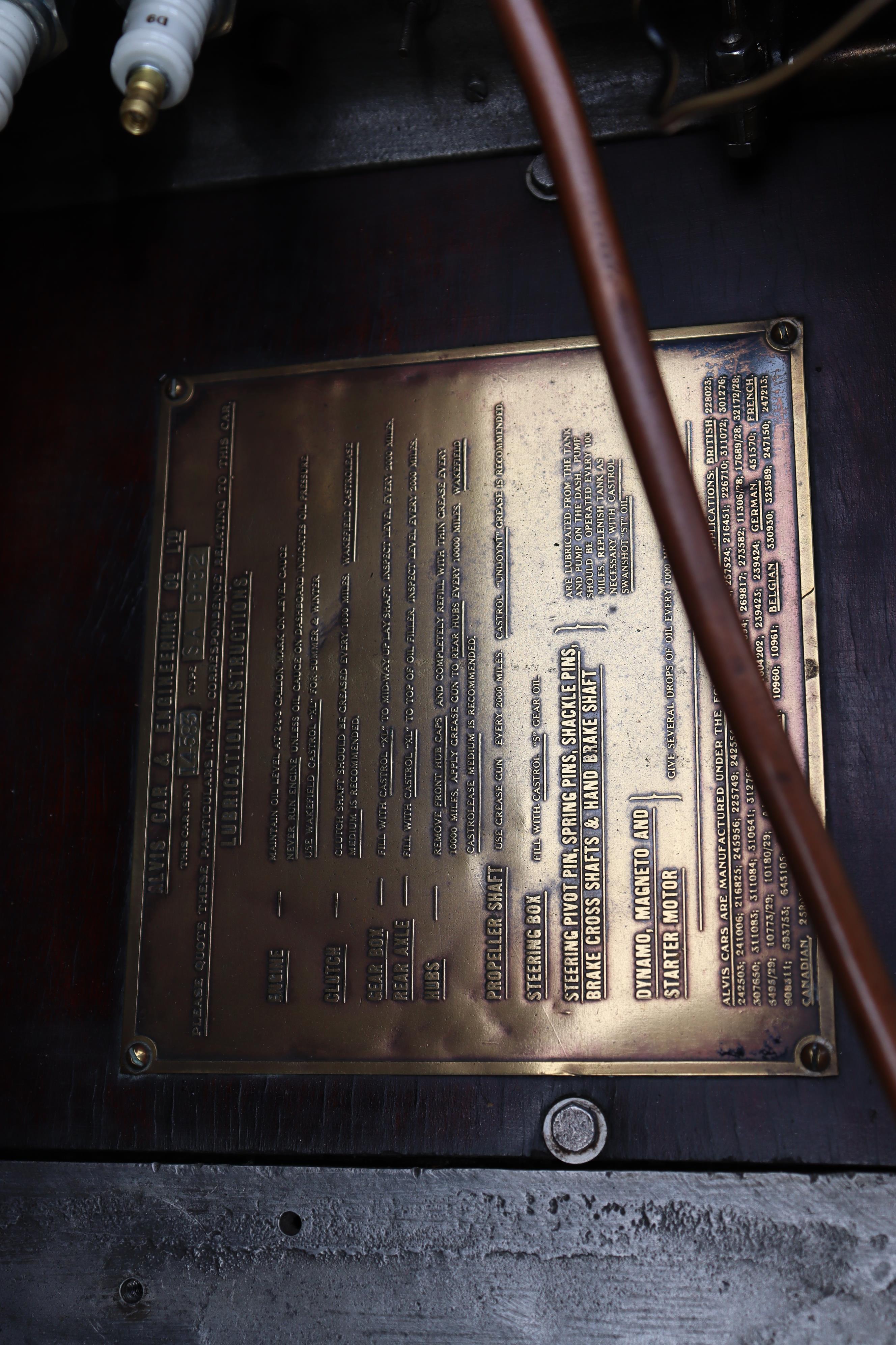 Lot 21 - 1932 Alvis Speed 20 SA Vanden Plas Tourer