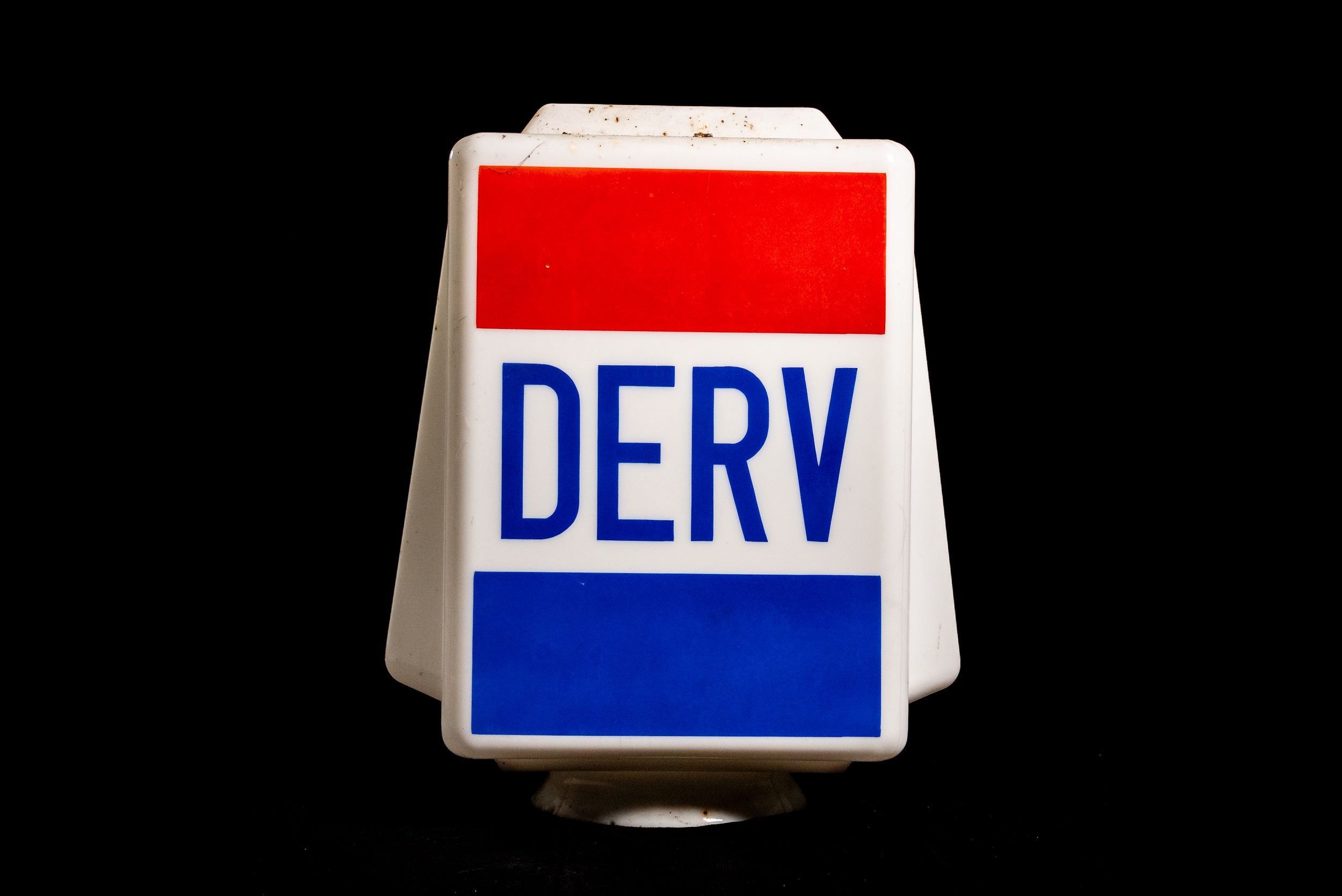 Lot 46 - Regent Derv Glass Petrol Pump Globe