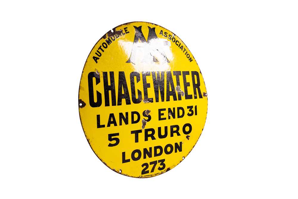 Lot 153 - An Early AA Road Sign