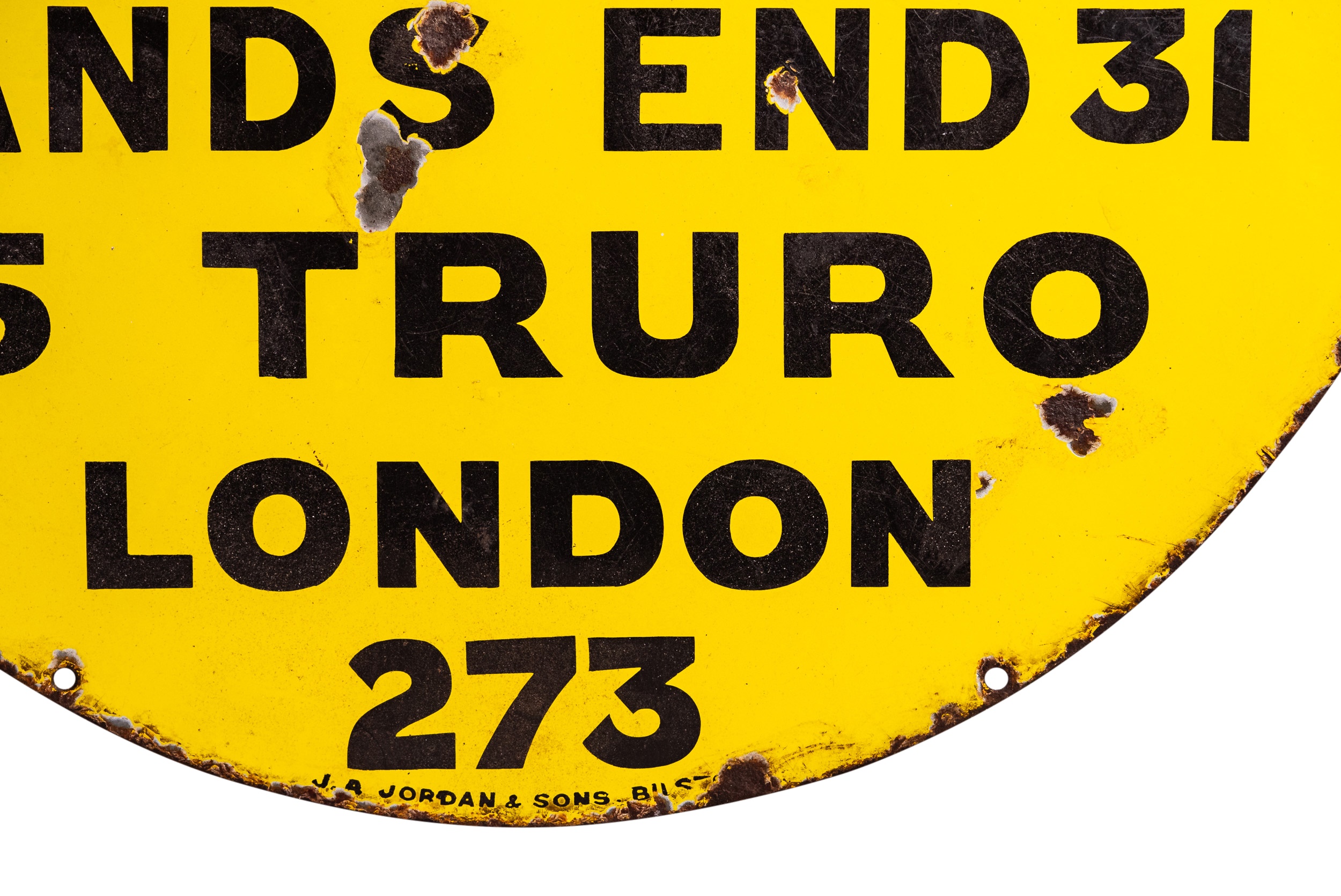 Lot 153 - An Early AA Road Sign