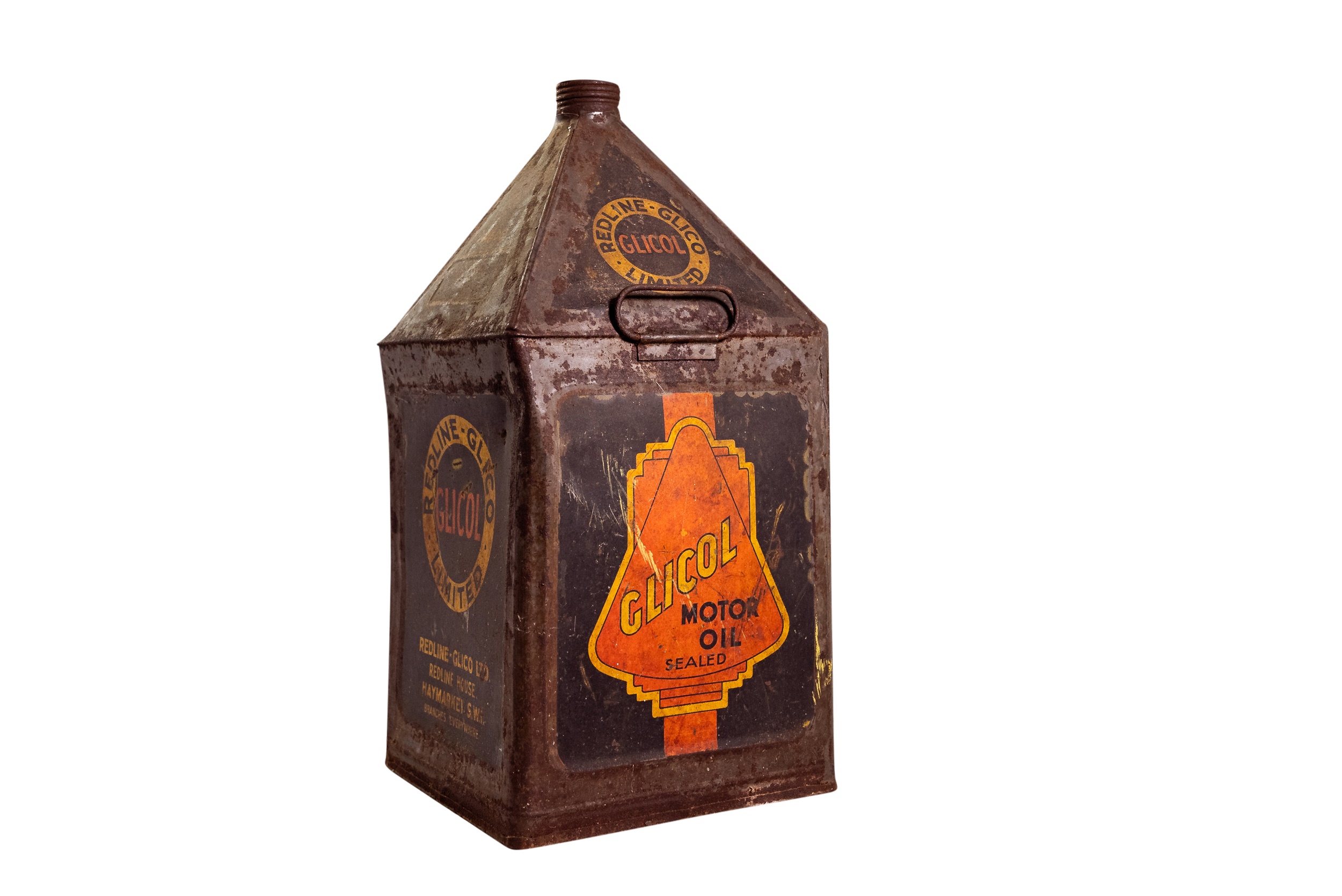 Lot 247 - Glicol Motor Oil 5-Gallon Pyramid Can