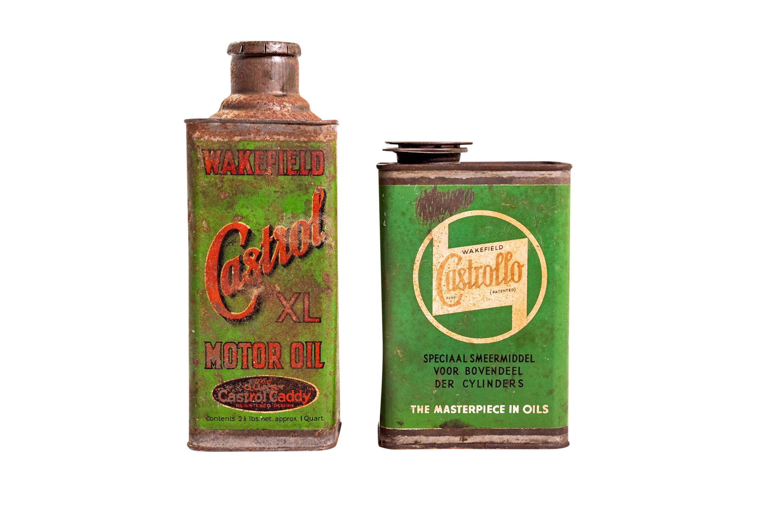 Lot 259 - Two Castrol Oil Cans
