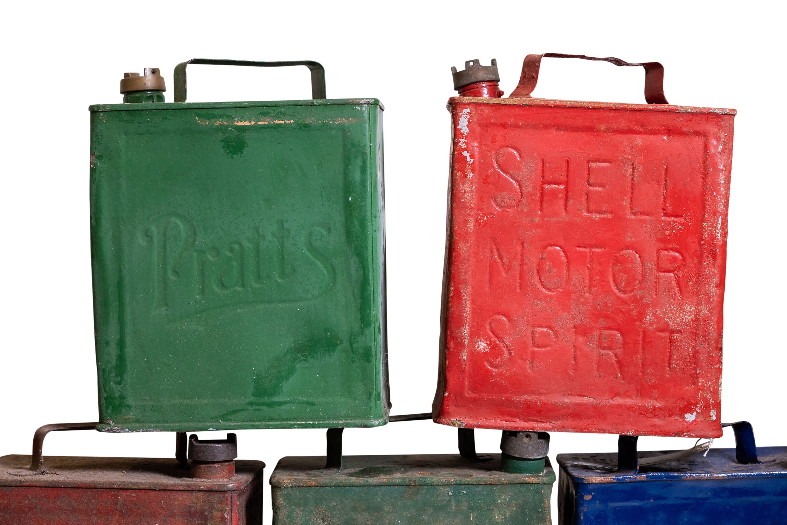 Lot 307 - Seven Two-Gallon Petrol Cans