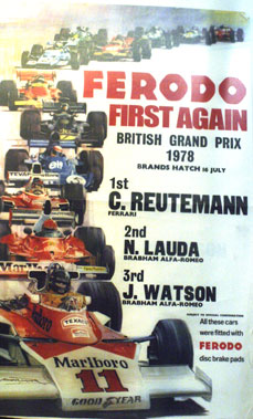 Lot 507 - 1978 Ferodo Victories Posters