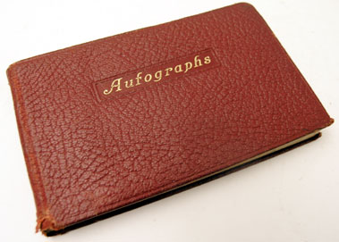 Lot 601 - Autograph Book