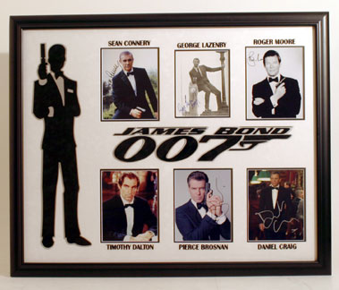Lot 514 - Large James Bond Signed Photographic