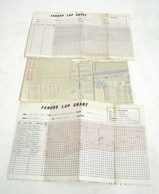 Lot 605 - Original 1970 Monaco GP Lap Charts for