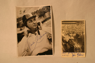 Lot 709 - Two Motor Racing Autographs