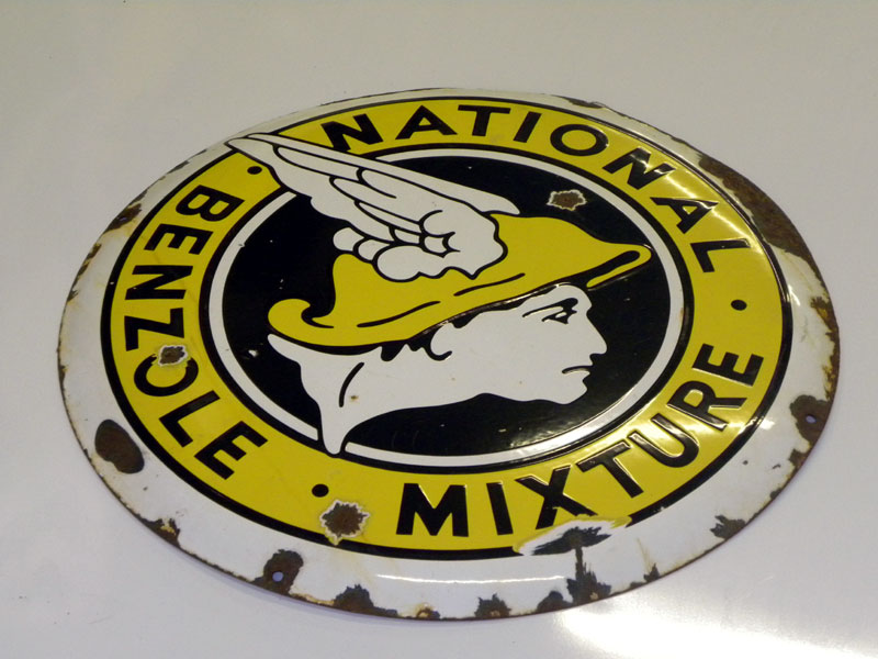 Lot 35 - National Benzole Mixture Pictorial Enamel