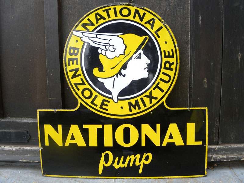 Lot 20 - National Benzole Mixture Enamel Sign
