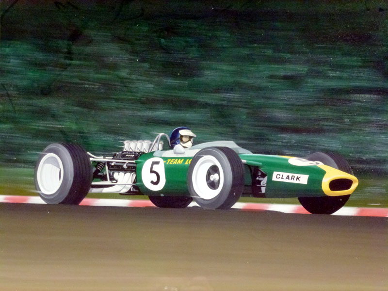 Lot 162 - Lotus-Ford/Clark Original Artwork