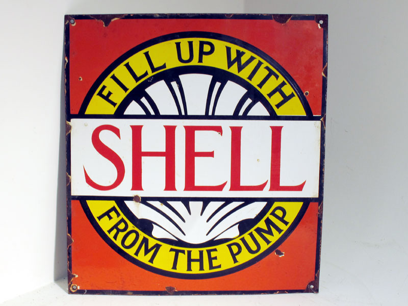 Lot 121 - A Rare Shell 'From the Pump' Enamel