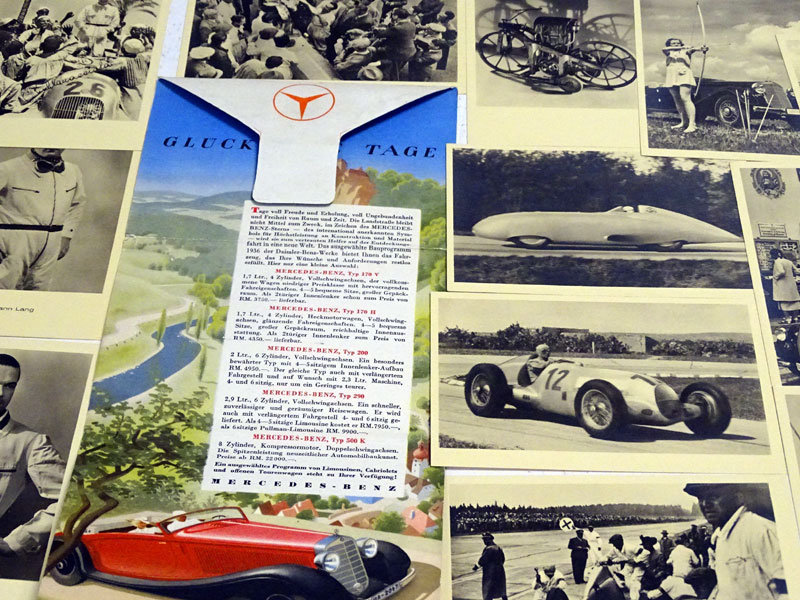 Lot 321 - Rare Pre-War Mercedes-Benz Postcard Set