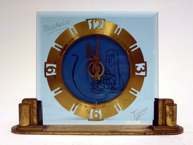 Lot 266 - A Rare Michelin Tyres Presentation Clock