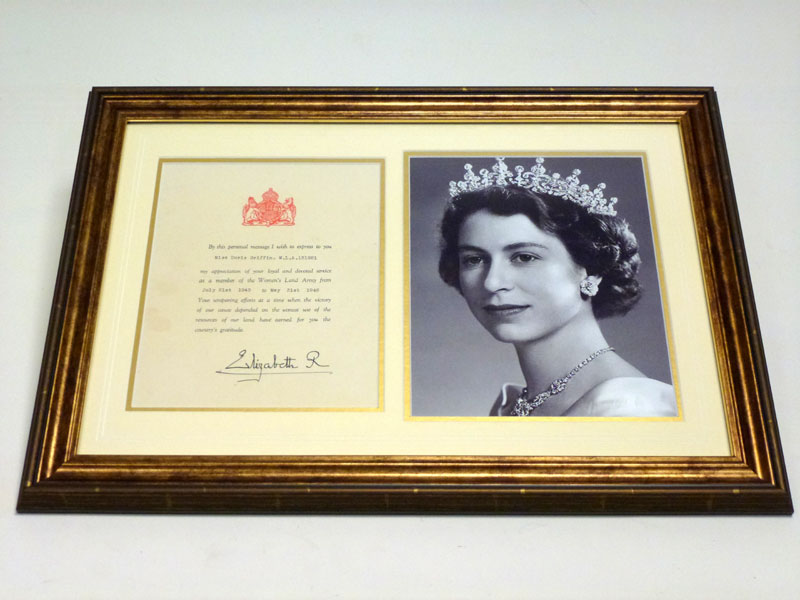 Lot 29 - HRH Queen Elizabeth Signed Photographic