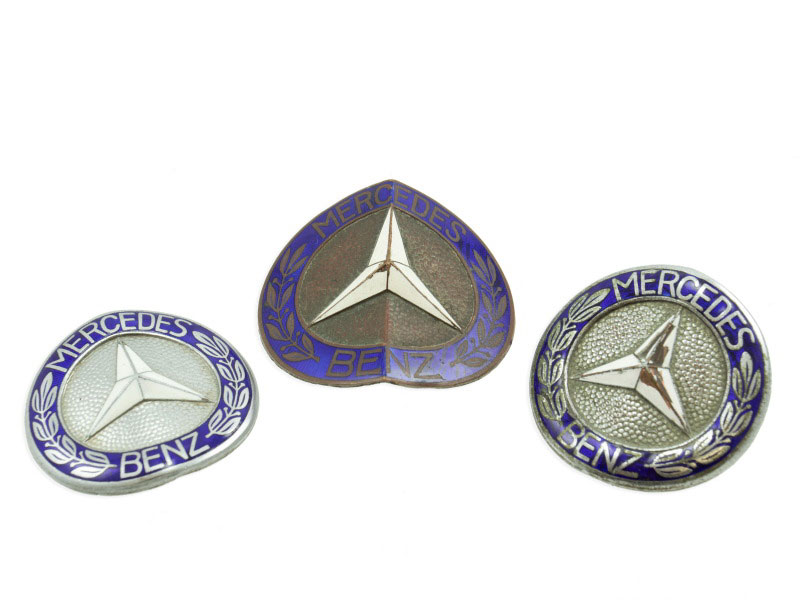 Lot 63 - Three Mercedes-Benz Badges