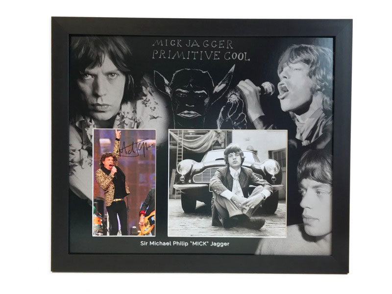 Lot 513 - Mick Jagger Autograph Presentation