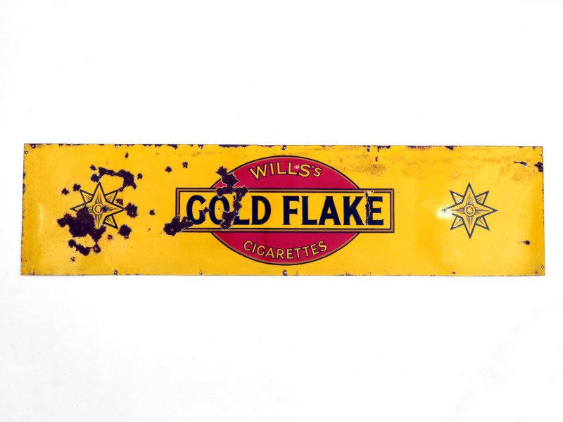 Lot 397 - A Large Wills Cigarettes Enamel Sign